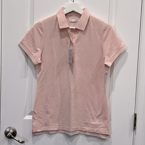 Peter Millar | Tops | Nwt Peter Millar Light Pink Polo Shirt | Poshmark